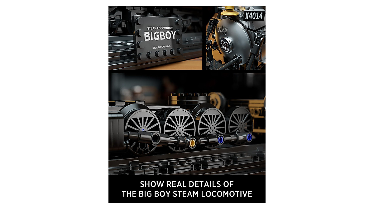 Nifeliz Big Boy Locomotive Building Kit - Authentic Steam Train Model