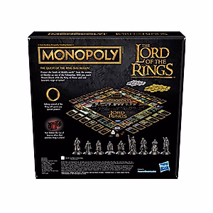 Monopoly: The Lord of The Rings Edition Board Game Inspired by The Movie Trilogy, Family Games, Ages 8 and Up (Amazon Exclusive)