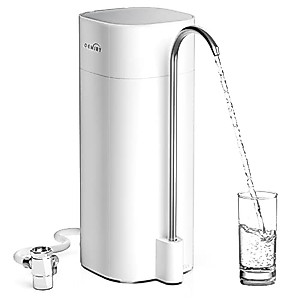 OEMIRY Countertop Water Filtration System, NSF/ANSI 42&372 Certified, 8000 Gallons Alkaline Water Filter, Reduces 99.99% Lead, Chlorine, Heavy Metals, Bad Taste & Odor (1 Filter Included)