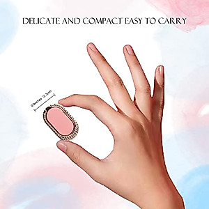 [2 Packs] Diamond-Encrusted Baked Enamel Glitter Bling Bling Phone Ring Holder, Sparkle Phone Ring Grip Artificial Diamond Stand,Rhinestone Cell Finger Ring for Phones,Pad