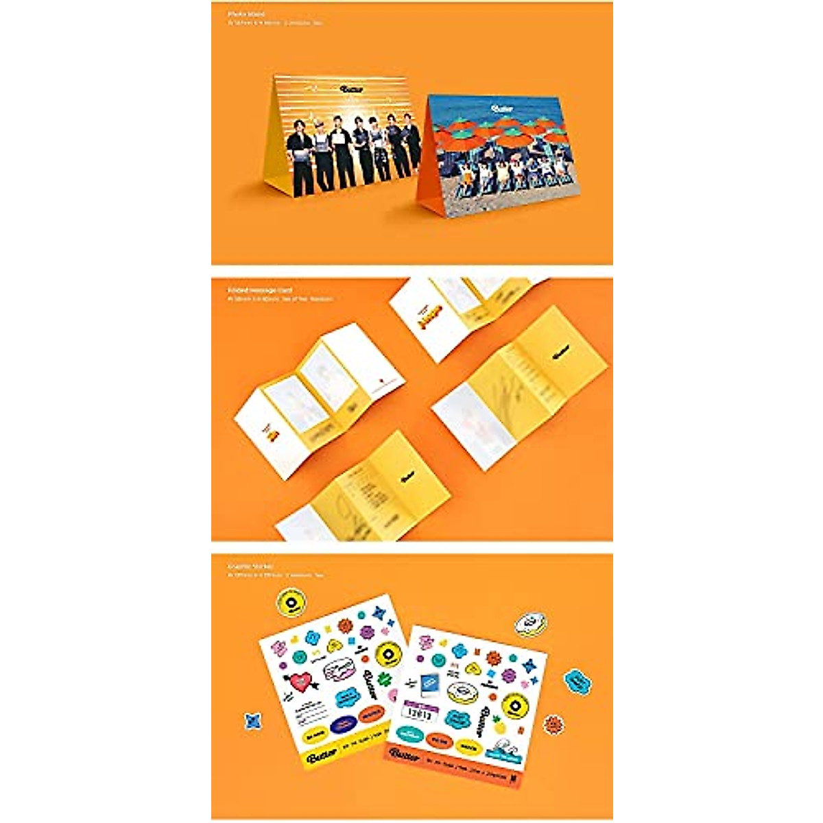 BTS - BUTTER 7" VINYL LP [LIMITED EDITION] [KPOP MARKET特典: 追加特典両面フォトカードセット] [韓国盤]