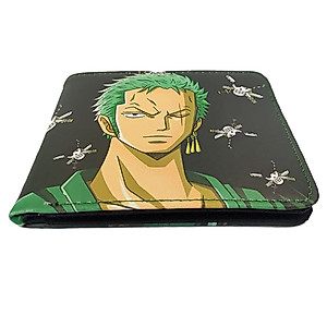 JCvCX Green Pattern PU Leather Short Wallet Bifold Cash Purse Card Hold