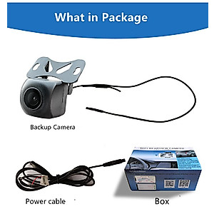 Backup Camera for Car Wireless Backup Camera Car Security Camera Reverse Camera for Truck License Plate Rear Camera with Phone App