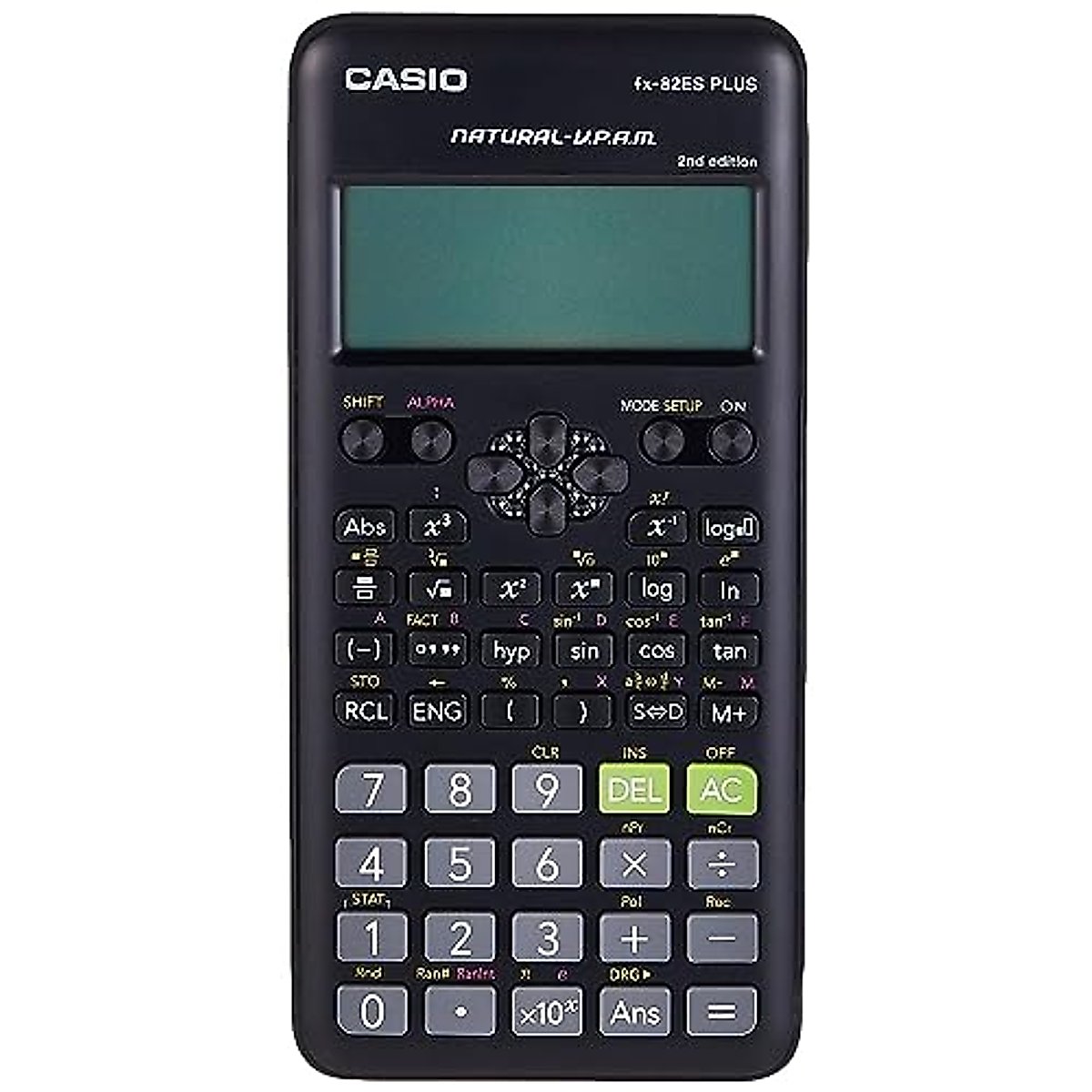 Casio Fx-82es Fx82es Plus Bk Display Scientific Calculations Calculator with 252 Functions