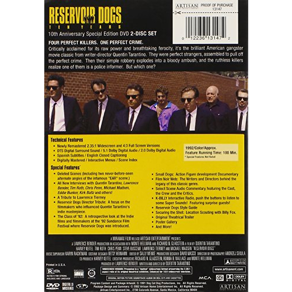 Reservoir Dogs (Two-Disc Special Edition)