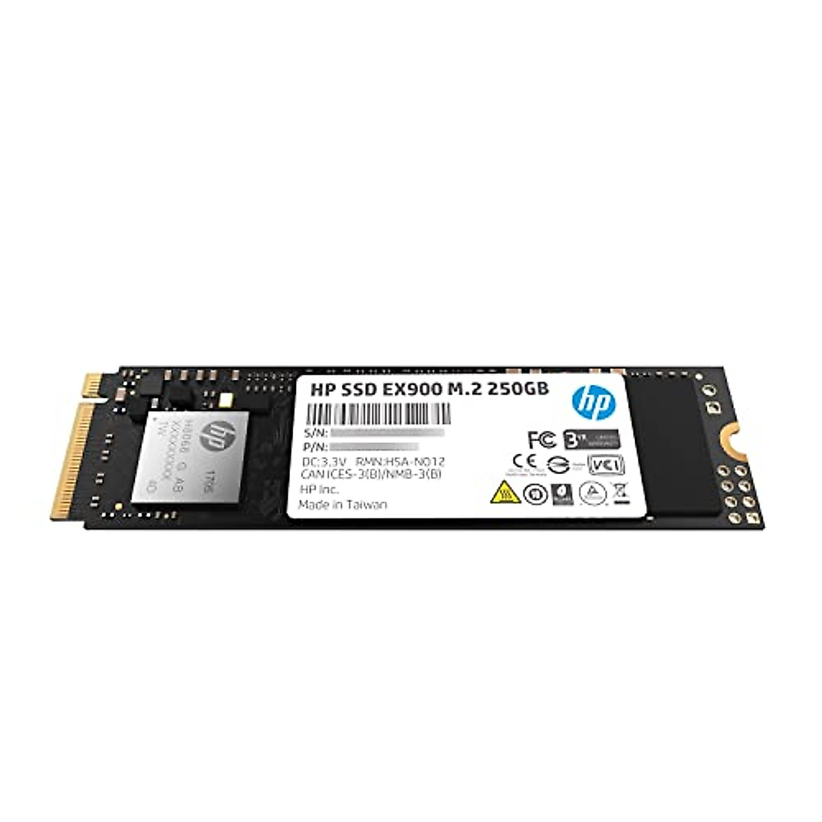 HP EX900 M.2 250GB PCIe 3.0 x4 NVMe 3D TLC NAND Internal Solid State Drive (SSD) 2YY43AA#ABC
