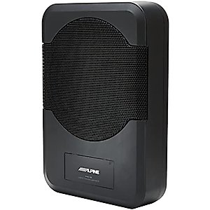 Alpine Electronics PWE-S8 Restyle Compact Powered 8-Inch Subwoofer , black