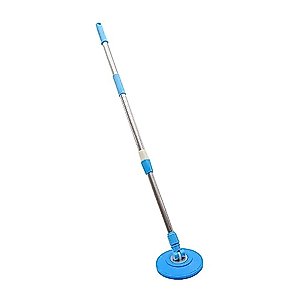 COOLHIYA Mop Pole Foot Mop Handle Mop Handles Only Mops for Floor Cleaning Mop Bucket Velda Commercial Round Mop Telescoping Broom Handle Mop Replace Handle Mob Mop Stick Rod Plastic Blue