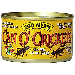 Zoo Med Laboratories SZMZM41 Can O Crickets Pet Food, 1.2-Ounce