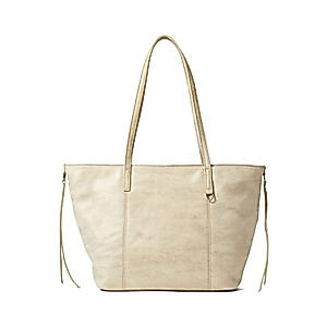 HOBO Kingston Small Tote Bag For Women - Hide Leather Construction With Zippered Top Closure, Chic and Durable Hand Bag Gold One Size One Size