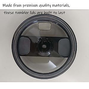 40 OZ replacement lid Compatible for Stanley H2.0, Spill and Splash Proof Tumbler Lids for Stanley Cup and More Coffee Cups - Perfect for Travel, Home and On-The-Go Use (Black3)