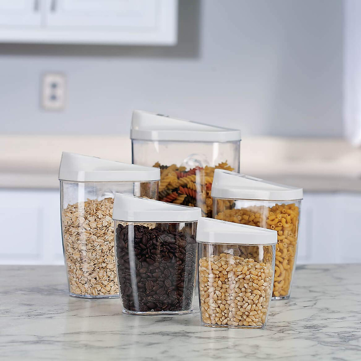 Fox Valley Traders Store and Pour Storage Containers 5 Piece Set