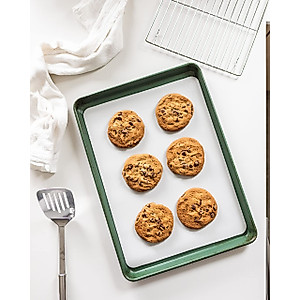 The Silicone Kitchen Silicone Oven Baking Mats - Vintage Navy Blue/Pearl Gray Bundle - BPA Free, (2 Half Sheets, 2 Quarter Sheets)