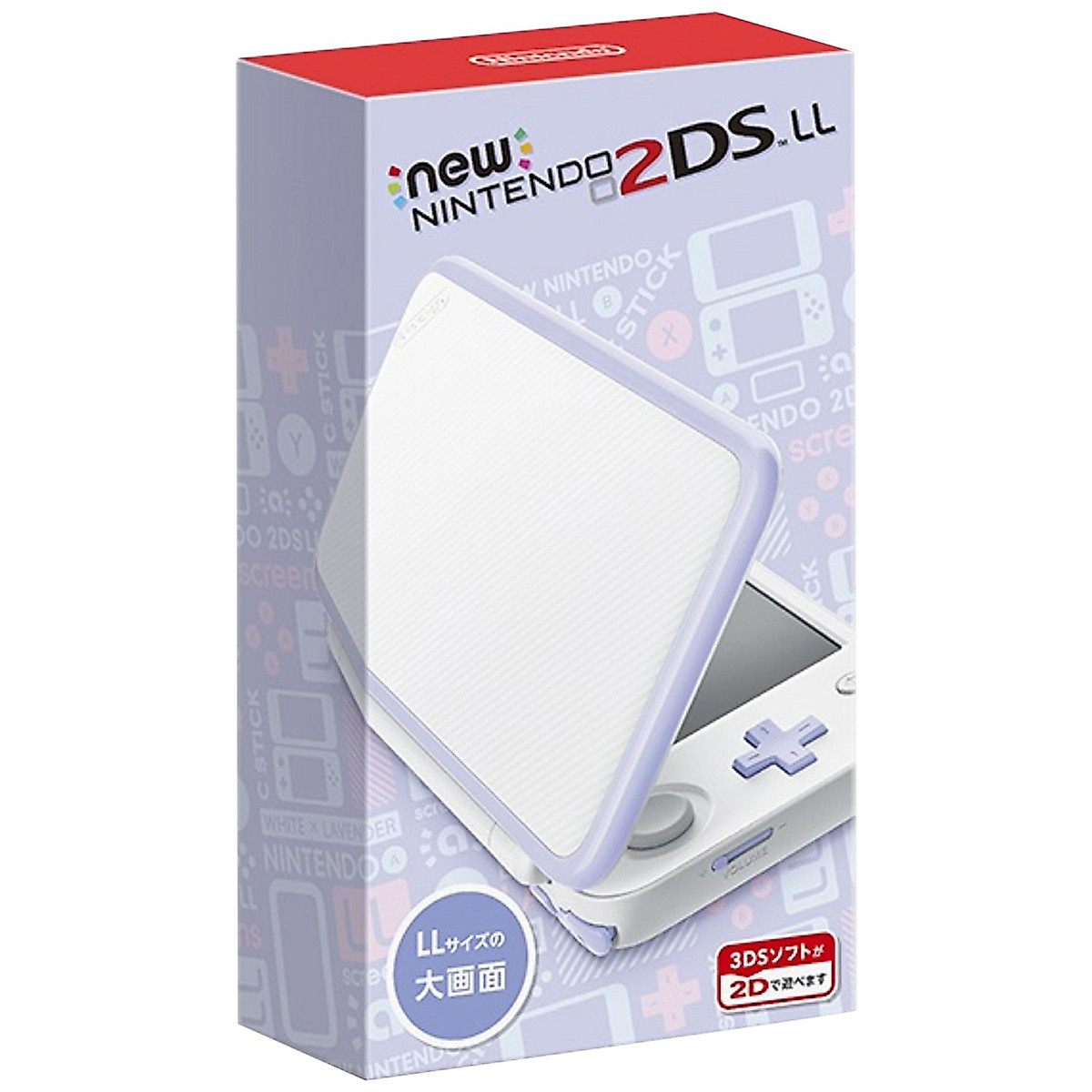 New Nintendo 2DS LL White × Lavender JANSUAAA