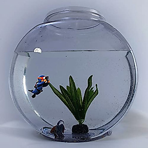 onesimcr ，Aquarium Decorations, Lovely Diver Fish Tank Decorations, Floating Device Fish Tank Accessories，Suitable for All Kinds of Fish Tanks
