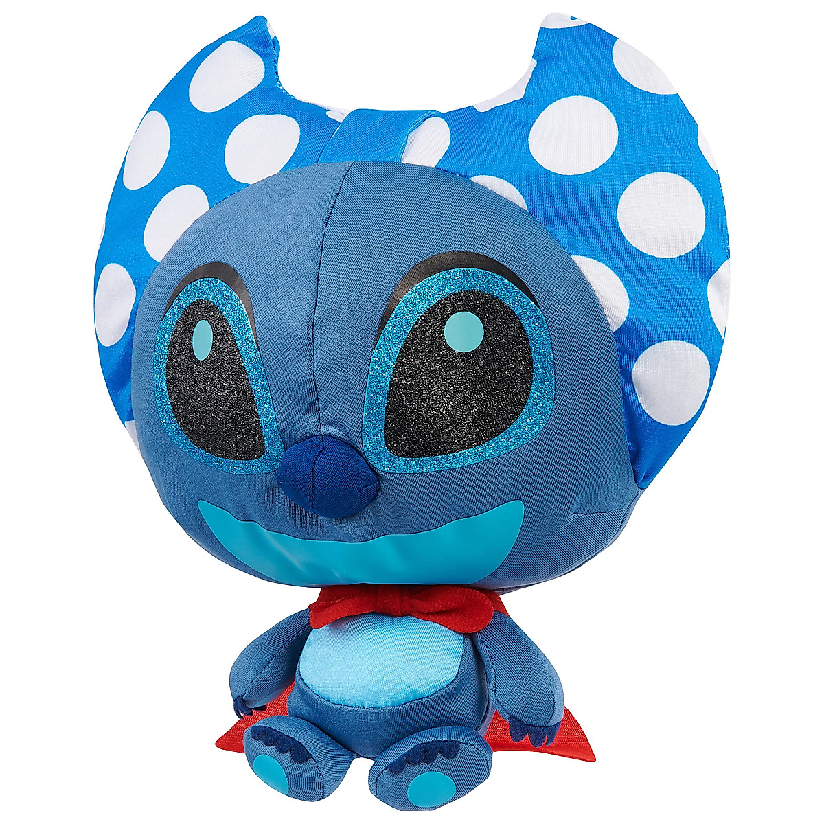 Disney Doorables Puffables Plush Stitch, 10-inch Collectible Plush Featuring Glitter Eyes, Styles May Vary, Kids Toys for Ages 3 Up by Just Play
