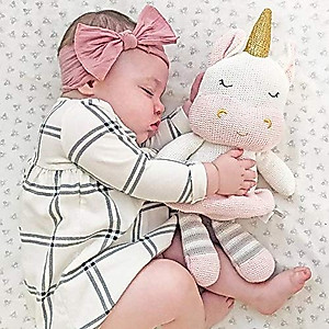 20 Colors Super Stretchy Soft Knot Baby Girl Headbands with Hair Bows Nylon Head Wrap For Newborn Baby Girls Infants Toddlers Kids