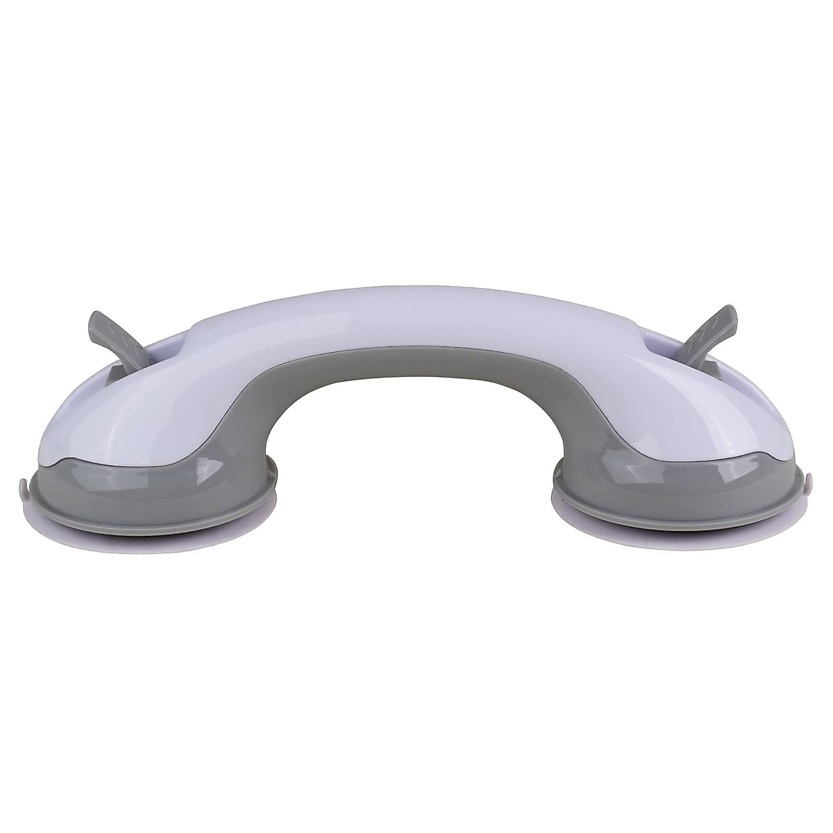 (2 Pack) Shower Handle 12 inch Grab Bars for Bathtubs and Showers Suction Bar Handles Handicap Elderly Seniors Safety Bathroom Bath Grip - Balance Assist ONLY for Tiles Glass & Hard Plastic