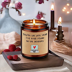 GSPY Scented Candles - Dating Anniversary, Romantic Gifts for Her, Him, Women, Men - Funny Relationship, Mothers Day, Fathers Day, Birthday, Love Gifts for Boyfriend, Husband, Fiance, Wife, Girlfriend