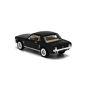 1964 1/2 Ford Mustang In Black Diecast 1:36 Scale By Kinsmart