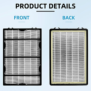 HAPF600 HEPA Filter Replacement for Holmes Air Purifier Filter B - Compatible with HAPF8650 HAP615 HAP625 HAP650 HAPF600D-U2 (3 HEPA Filters & 3 Carbon Pre-filters)