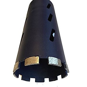 4-1/4-Inch Laser Welded Dry Diamond Core Drill Bit Hole Saw for Concrete and Asphalt, 4-1/4" Diameter x 11" Length
