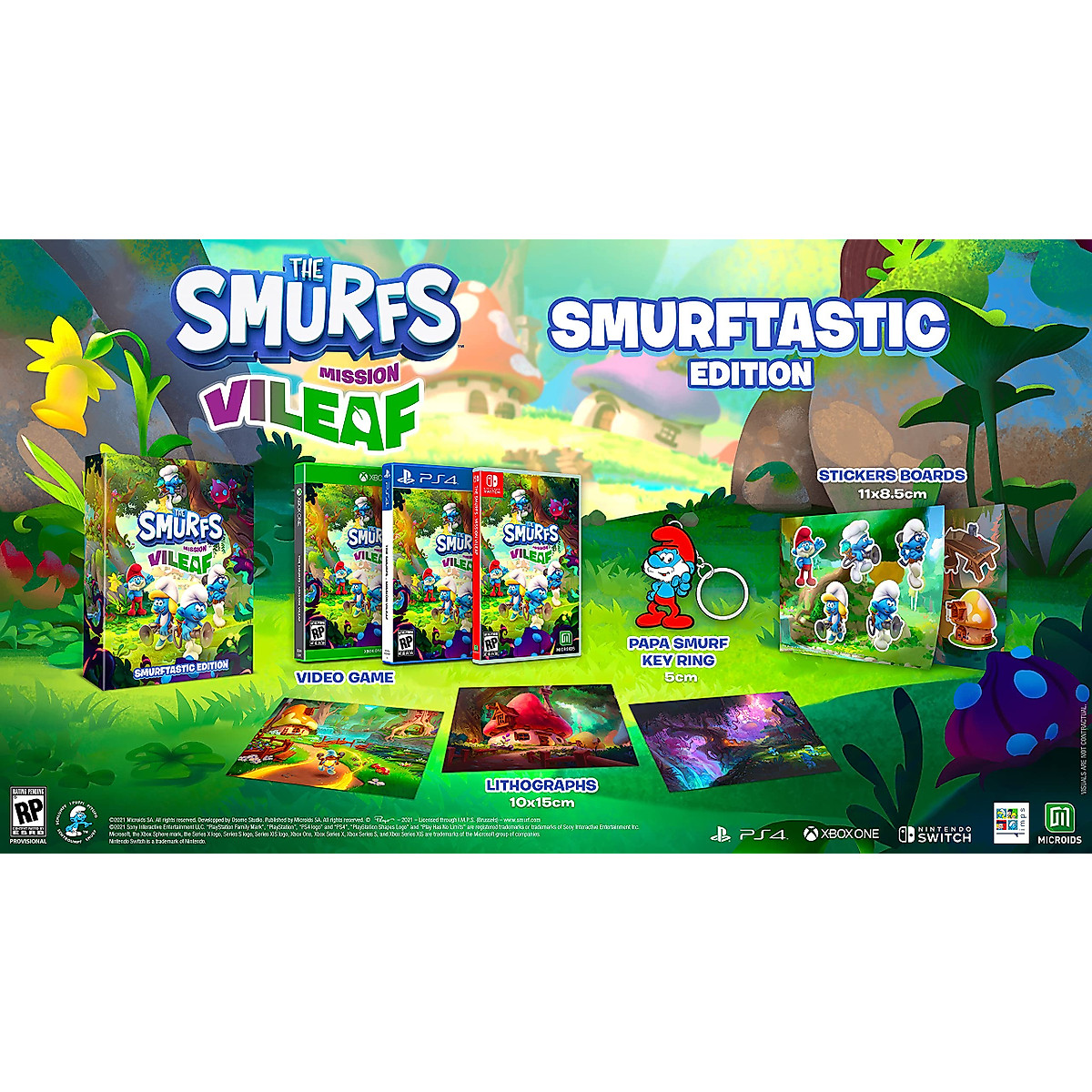 The Smurfs: Mission Vileaf - Smurftastic Edition (PS4) - PlayStation 4