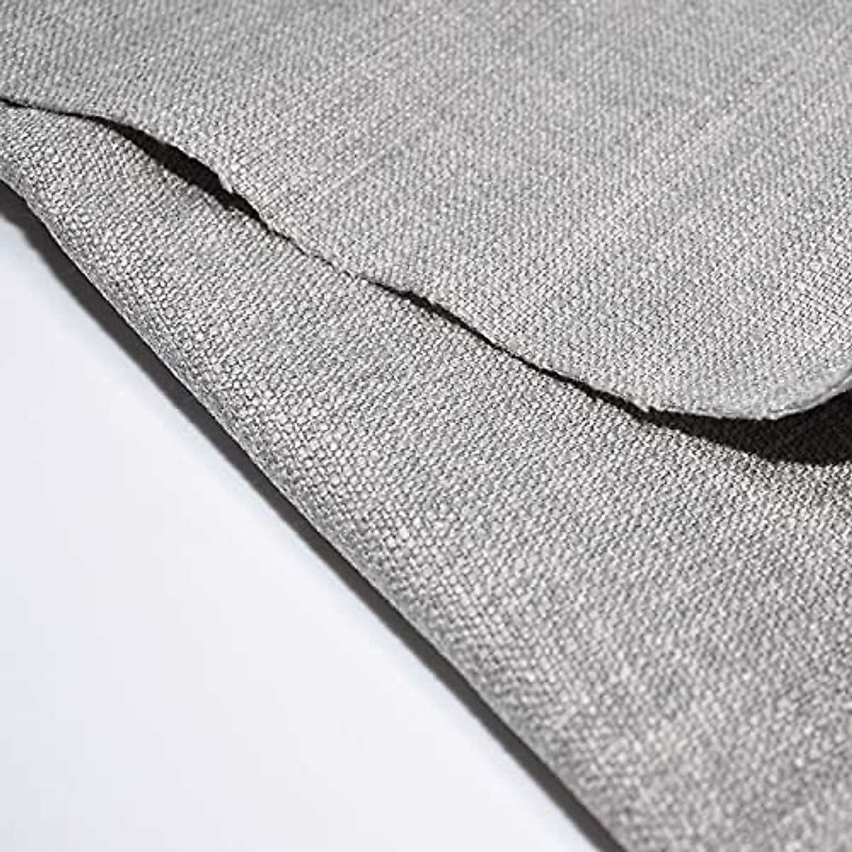 Yutong Fabric by The Yard and 9OZ-100% Polyester Upholstery Sewing Fabrics-Solid Grey Pattern