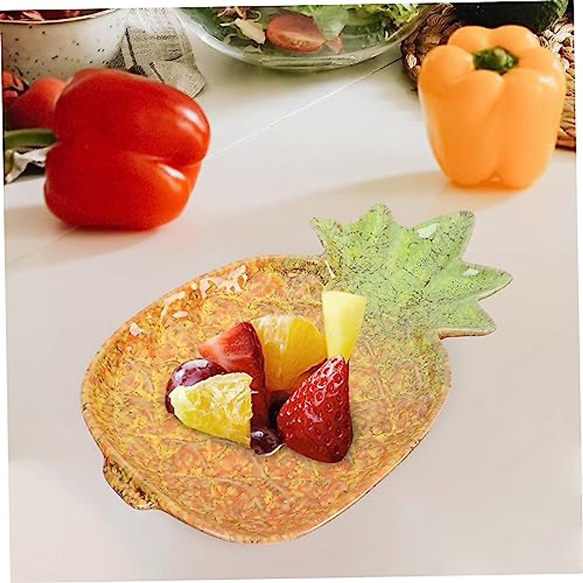 Cabilock Pastry Plate Ceramic Tray Jewlery Tray Ring Tray for Jewelry Candy Serving Tray Breakfast Plate Cute Dinnerware Fruits Serving Plate Fruits Storage Plate Adorable Breakfast Plate