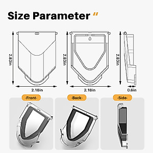 Blender Lid Replacement for Ninja, Spout Cover Blender Top Replacement Parts for Ninja Locking Lid 72 oz Pitcher BL610 BL770 BN701 BN801