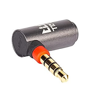 H HIFIHEAR TRI HiFi Stereo Headphone Jack Audio Adapter,Right Angle Adapter to 2.5mm Female Adapter,Can be Used for Conversion Earphone Adapters (2.5mm Balanced Female to 3.5mm Balanced Male)