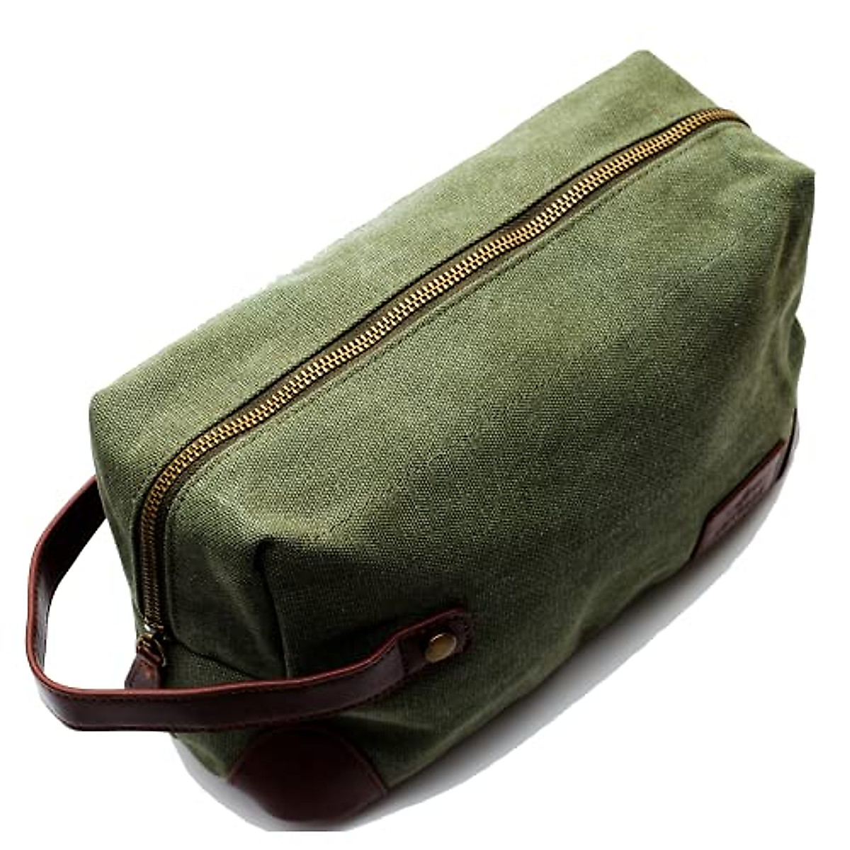 Vetelli Vintage Canvas Toiletry Bags, Travel In Style, Waterproof Canvas Dopp Kits, Durable (Marco)