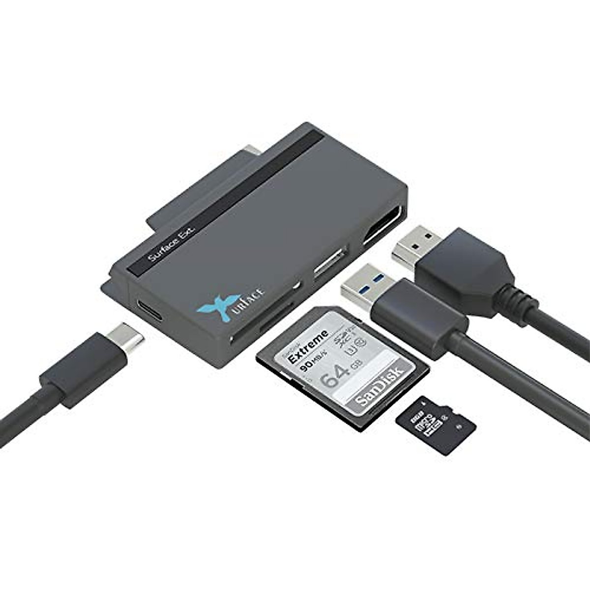 IMD-SGO348 Docking USB Hub&Reader&HDMI+PD for SurfaceGo