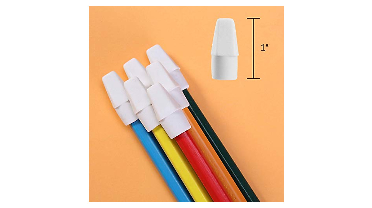 Buy Mr. Pen White Pencil Top Erasers - Bulk Pack of 120 for Clear Erasing