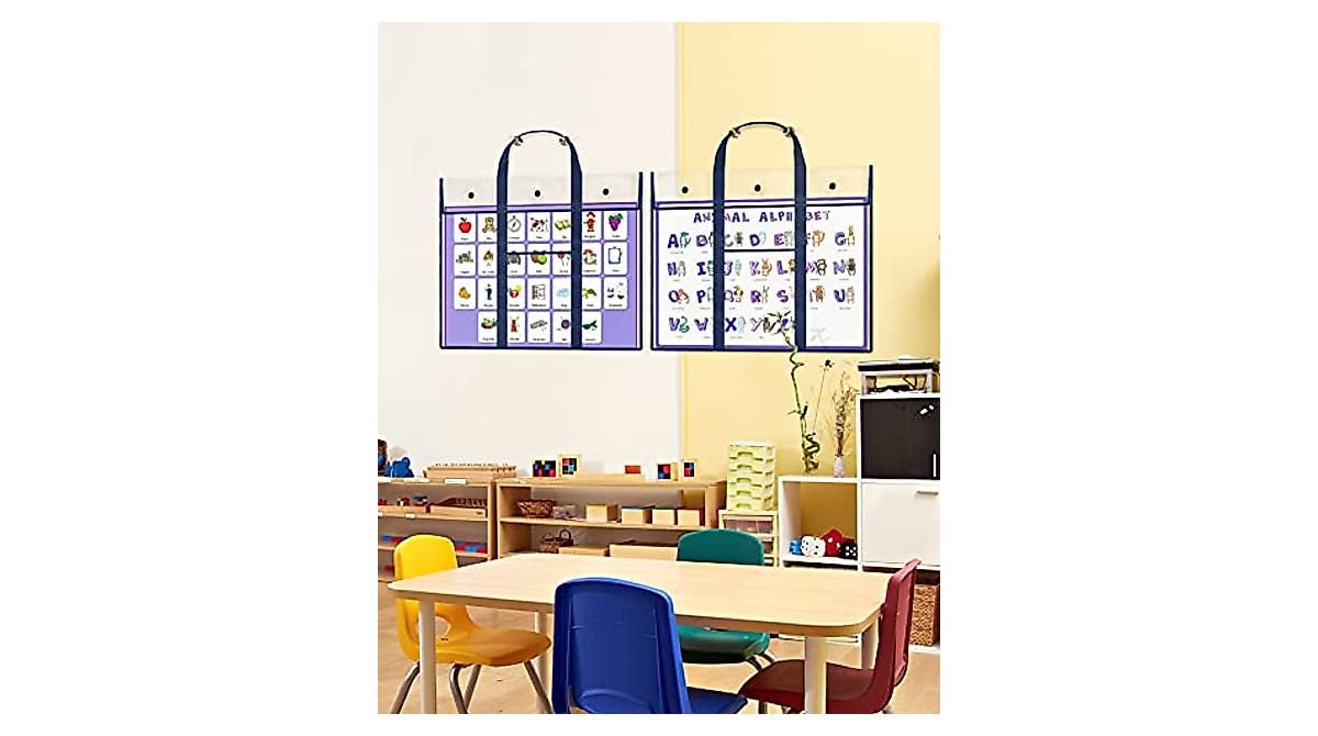 Organize Posters & Art: Large Storage Bag 2 Pack for Classroom