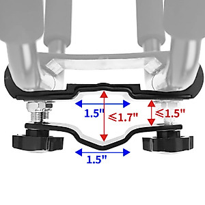 XCAR 2 Pairs Universal Kayak Rack Canoe Car Racks Set Roof Top Mount Carrier with 4 Straps for Suif Board,Kayak,Canoe,SUP