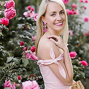 Pink Heart Earrings,Heart Earrings Tayler,Lover Era Earrings,Concert Earrings Outfit,Earring Gifts for Era Tour Concert