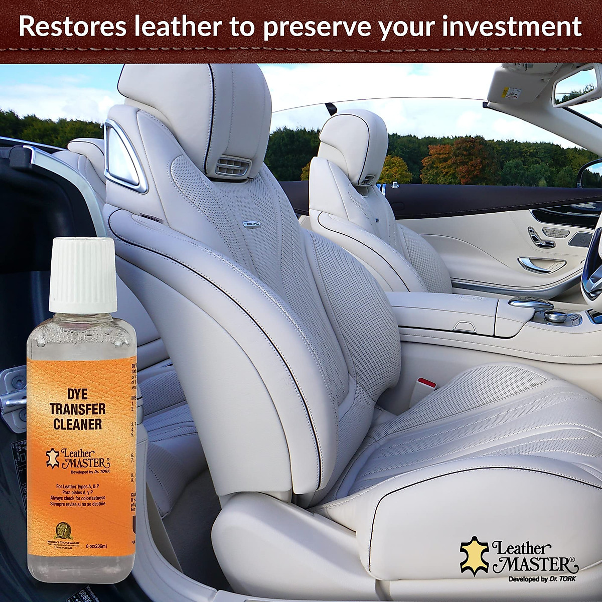 Leather Master Leather Dye Transfer Cleaner 236 milliliters