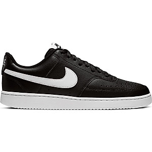 Nike Men's Court Vision Low Sneaker, Black/White-Photon Dust, 8 Regular US