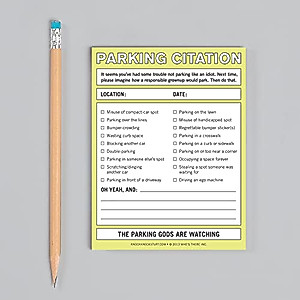 Knock Knock Nifty Note Pad, Parking Citation