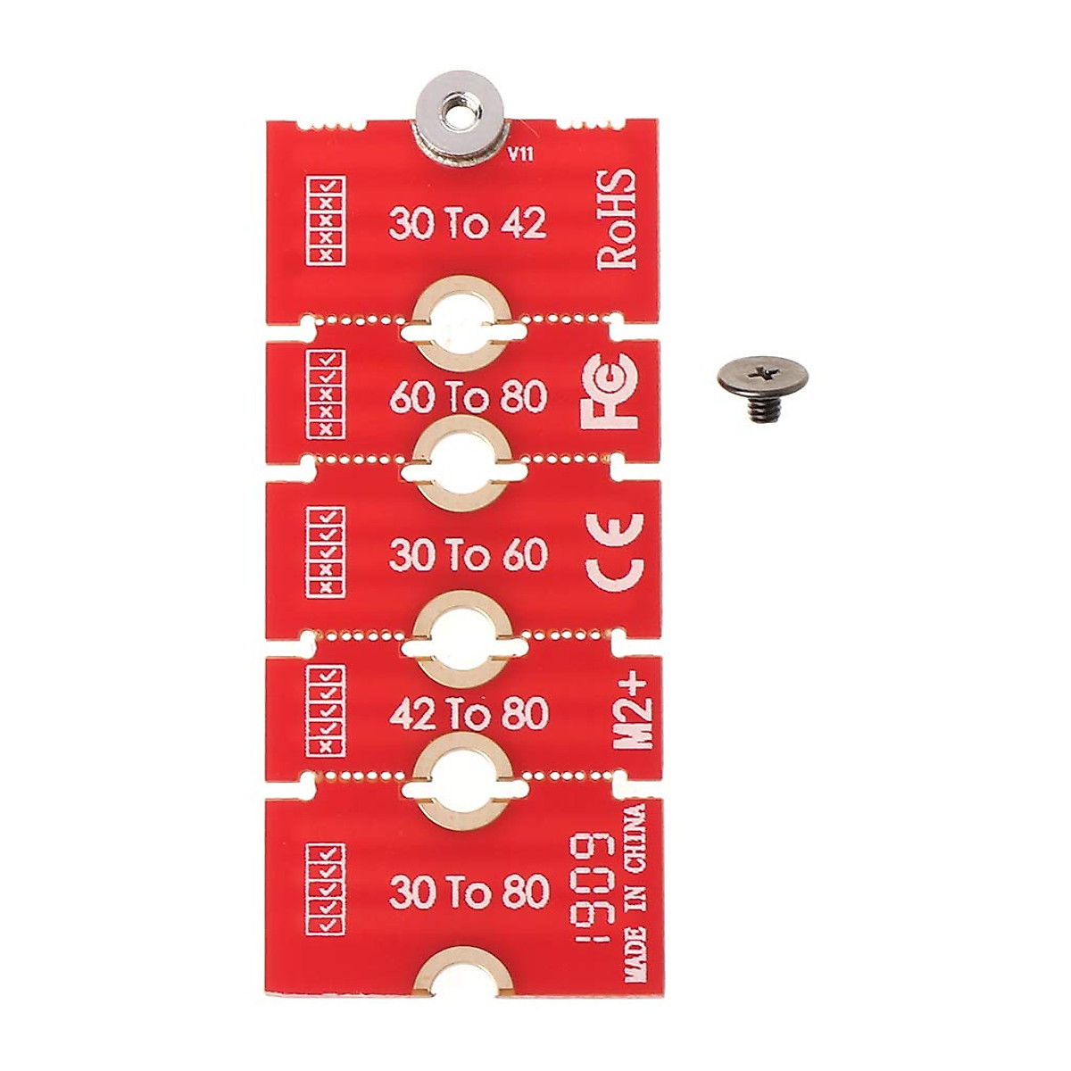 RingBuu - Extended Bracket, M2 M2PLUS NGFF NVME M.2 Extended Transfer 2230, 2242, 2260, 2280 Aircraft M2 Change Long Size NVME NGFF M.2 U.2 M3 M.3 SSD