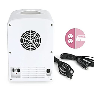 PERSONAL CHILLER Portable Mini Fridge Cooler and Warmer, 4 Liter Capacity Chills Six 12 oz Cans, Snacks, and Skincare Products, A/C Operation, 100% Freon-Free