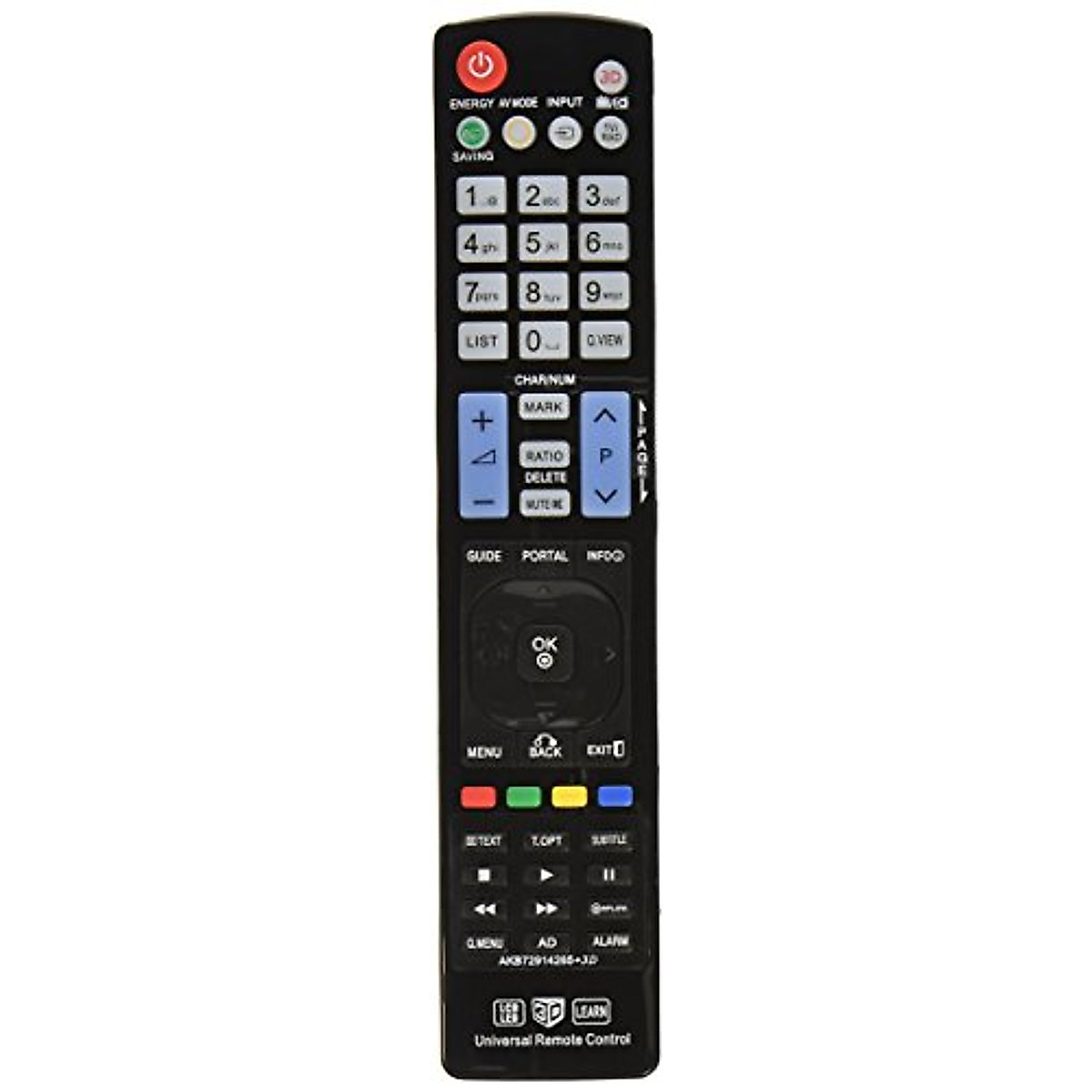 Nettech LG20 AGF76692608 Universal Remote Control for All LG Brand TV, Smart TV - 1 Year Warranty