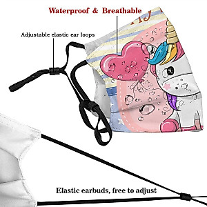 ETHAICO Fillter Cloth for Adult and Kids,Baby Shower Invitation Text Mommy to Bee Cute Card Mothers Day Bees，Reusable Windproof Cloth Half Face Double Protection