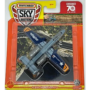 Matchbox 2023 - Sky Busters - A-10A Thunderbolt 12/32 - Matchbox 70 Years - Ships Bubble Wrapped in a Box.