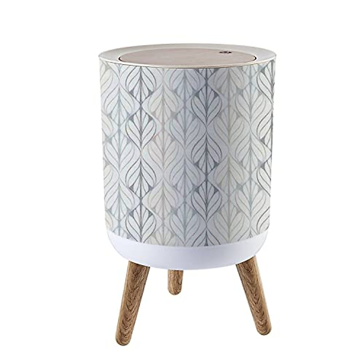 LGCZNWDFHTZ Retro Small Trash Can for Home & Office
