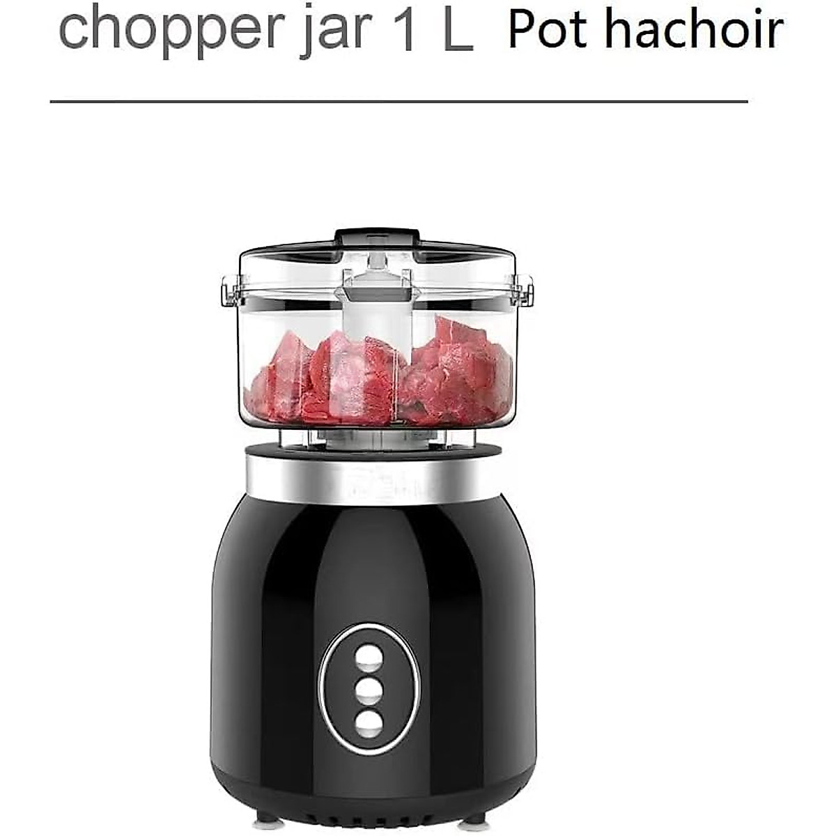 600W 4-in-1 Multifunctional Food Processor,Countertop Smoothies Blenders,Coffee Grinder,Meat Grinder,Baby Food Maker,Mixer Grinder for Meat,Vegetables,Fruits,Beans,Ice Crusher with 6 Blades 61OZ 1.8L