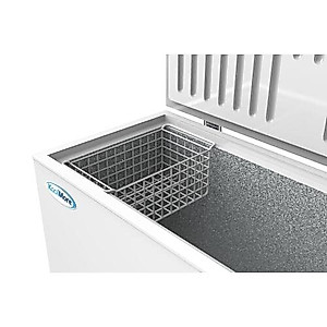 Koolmore SCF-16C Commercial Deep Chest Freezer With Two Wire Basket; 16 Cu. Ft. Large Food And Meat Storage; White