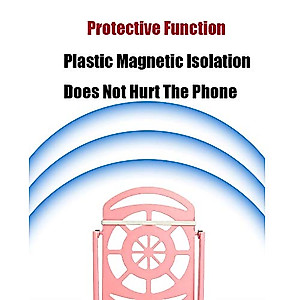 Phone Swing Step Counter Pedometer Compatible with Pokemon Go Poke Ball Plus Cellphone Accessories with USB Cable High Silent Version for Walking (Support 2 Phones Under 7.2 Inch), Pink