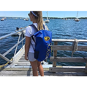 Big Horn Products Waterproof Backpack Bug Out Bag Large 30L Rolltop Dry Bag Backpack - Perfect for Outdoor Adventures (White)